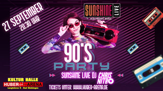 90s Party Huber Arena | sunshine live
